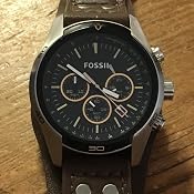 Fossil Men's Chronograph Quartz Watch with Leather Strap CH2564: Fossil ...
