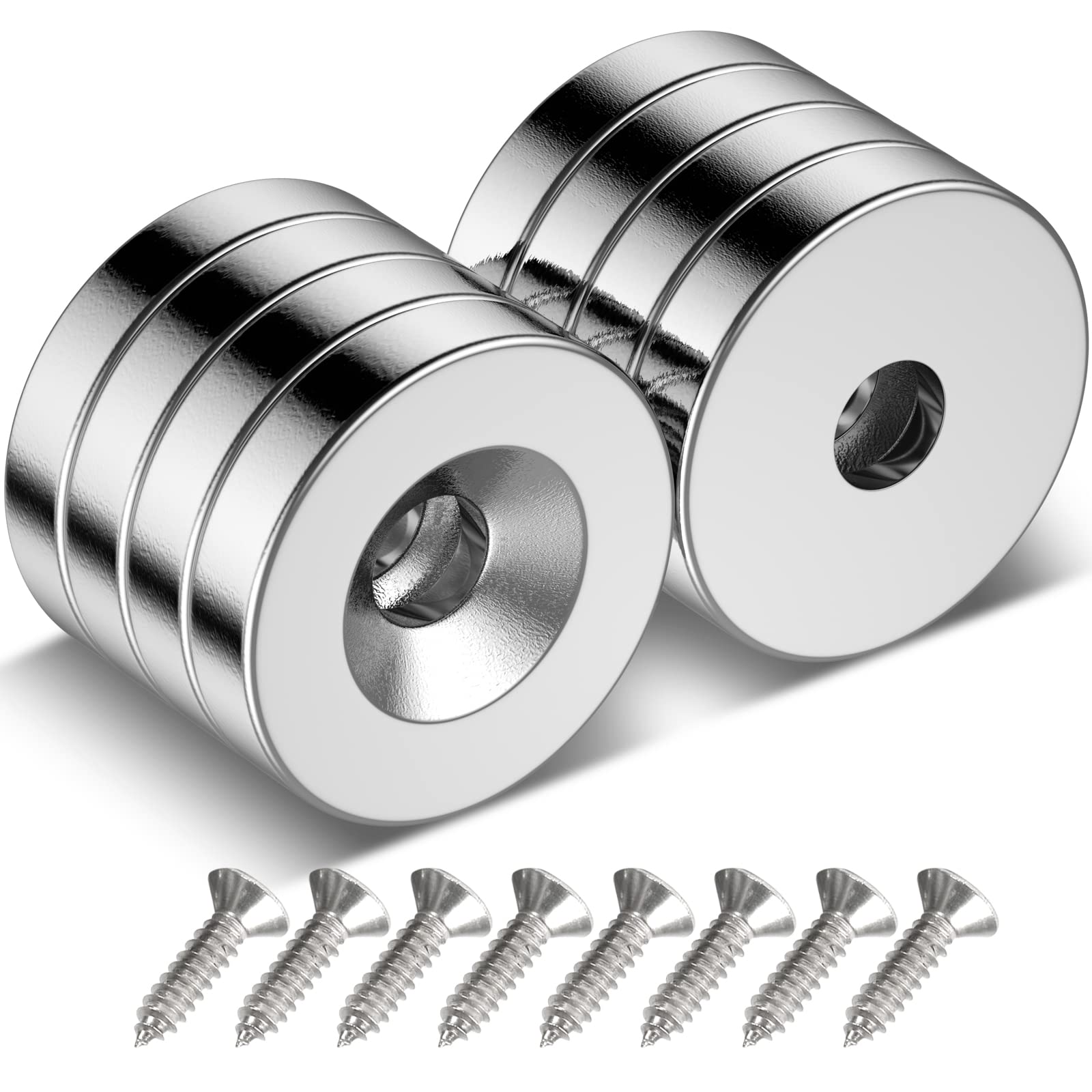 Mua Neodymium Magnets, Super Strong Magnets, 0.6 x 0.1 inches (15 x 3 ...