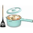 Amazon.com: Dezin Electric Cooker, 2L Non-Stick Sauté Pan, Rapid Noodles Mini Pot for Steak, Egg ...