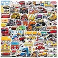 Amazon.com: Transportation Vehicle Truck Stickers for Kids Boy, Vinyl ...