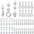 Amazon.com: Elesunory 44 Pack Chandelier Crystals Replacement, 20 mm ...