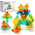 Amazon.com: Odoorgames Wedgits Building Blocks – Translucent Light ...