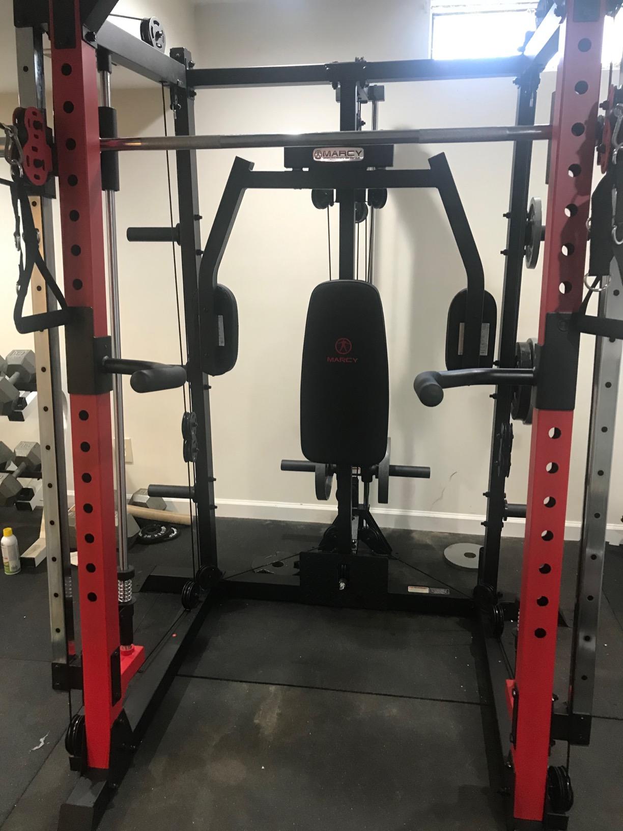 $68/mo - Finance Marcy Smith Machine Cage System Home Gym Multifunction ...