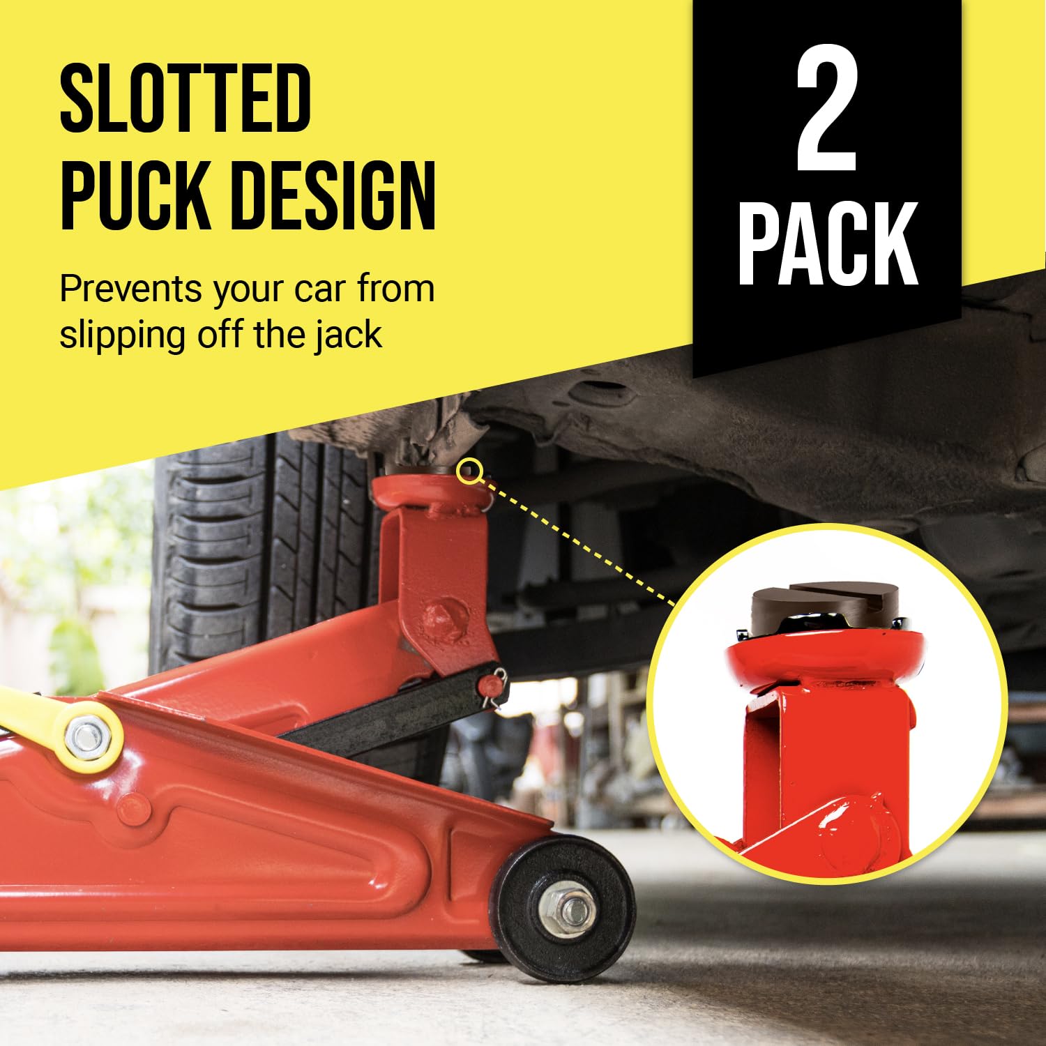 Mua Mission Automotive 2-Pack of Rubber Jack Pads (Slotted Pucks ...