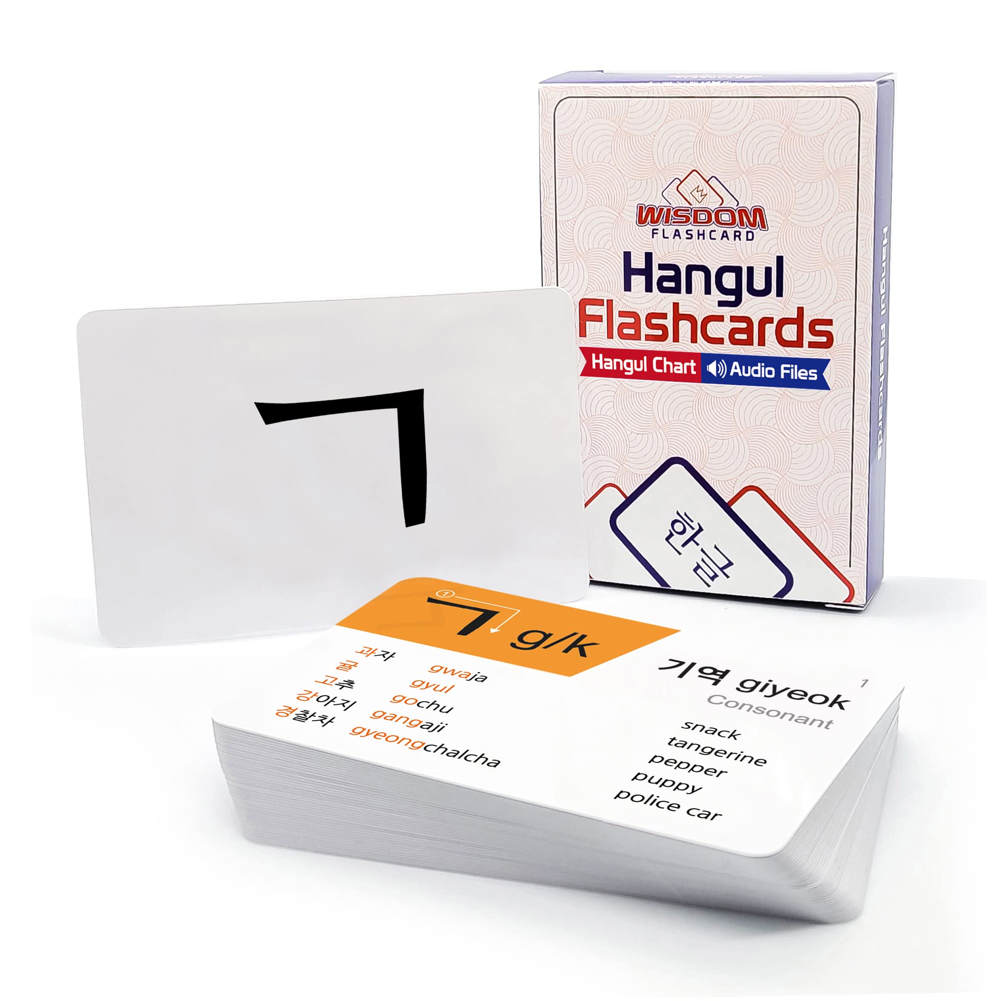 Mua Wisdom Flashcard Learn Korean Alphabet Flash Cards – 41 Pcs Set ...