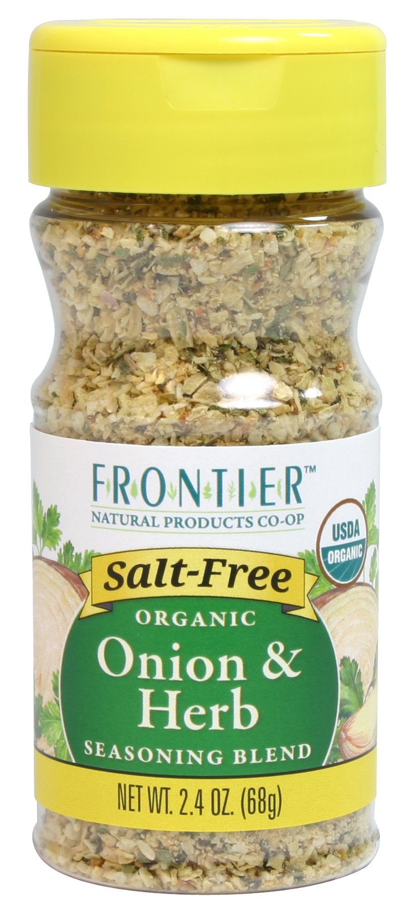 Amazon.com : Frontier Salt Free Organic Seasoning, Garlic and Herb, 2.7 ...