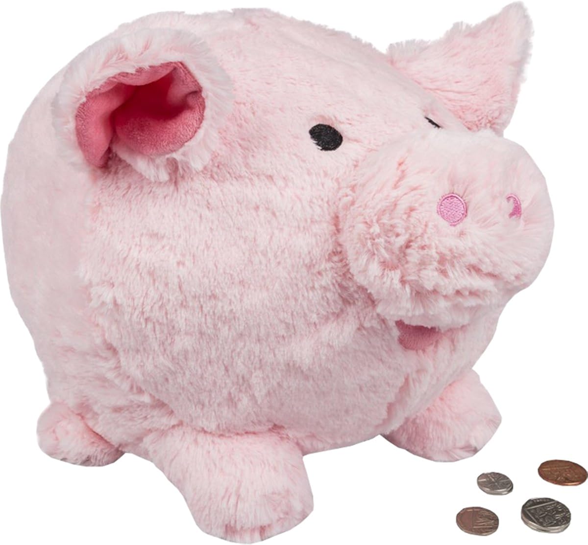 Kids Classic Design Soft Plush Cuddly Piggy Bank Money Box 36cm: Amazon ...