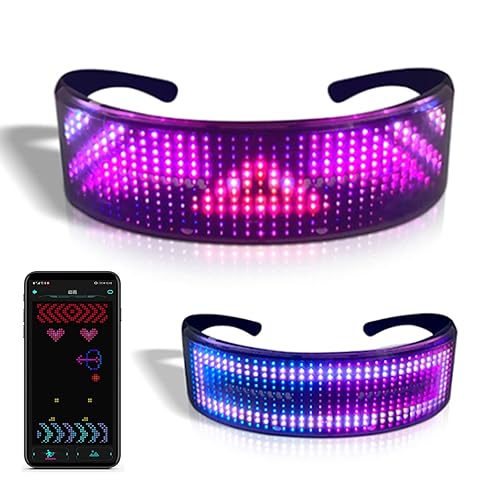 AmaCielo LED Glasses,Glow Light up Glasses for Adults light up ...