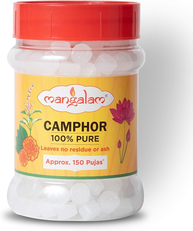 Mangalam Camphor Tablet Jar (Camphor Tablet Jar, 100 gm X Pack of 1 ...