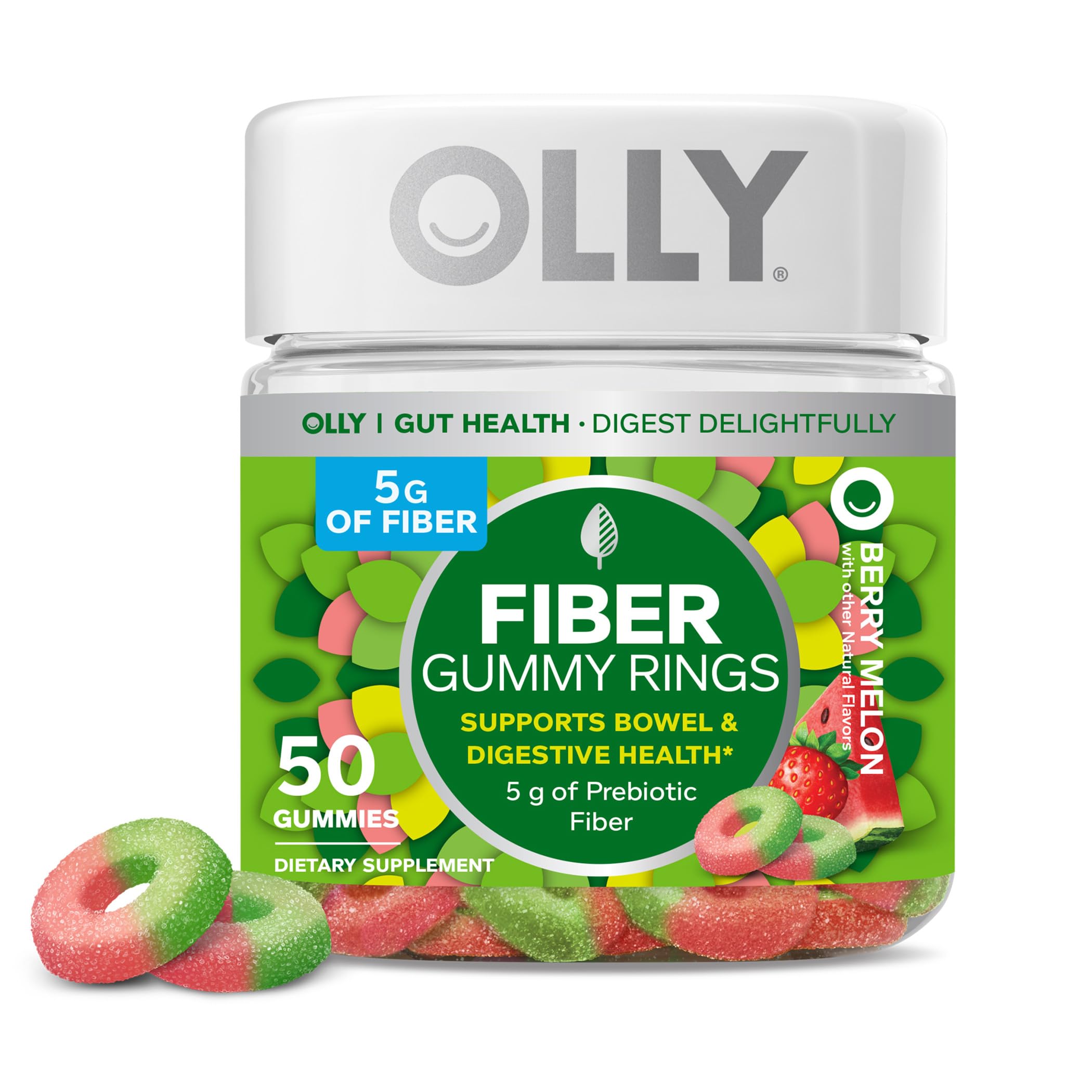 Mua Fiber Gummy Rings, 5g Prebiotic Fiber, FOS (Fructo-oligosaccharides ...