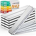 Amazon.com: Junarter N42 Neodymium Magnets, 10 Pack Super Strong ...
