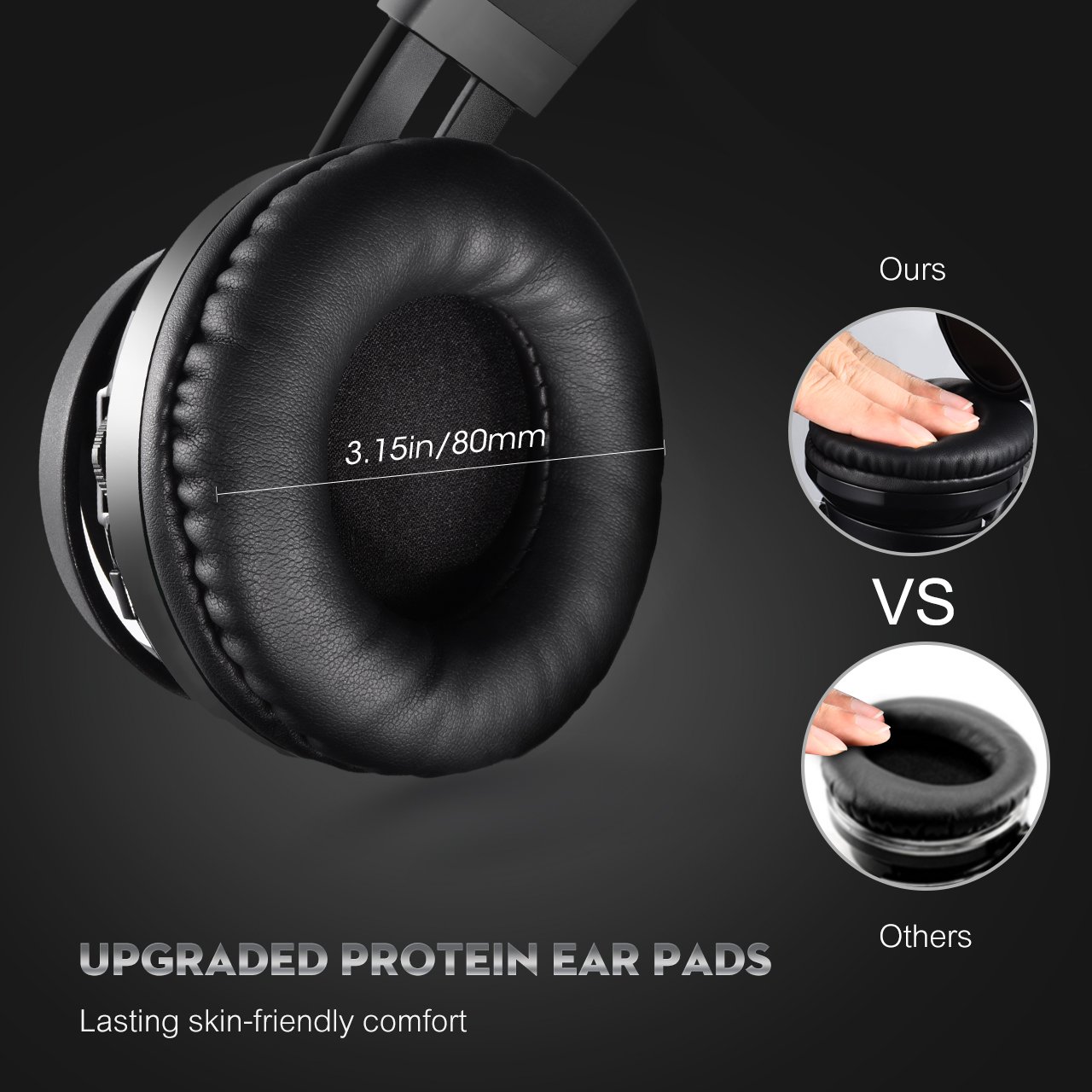 Mpow Thor Bluetooth Headphones On Ear, 40mm Driver Wireless Headset ...