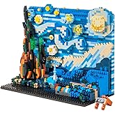 Amazon.com: MOCREAR DIY Building Block Set(1830 PCS),The Starry Night ...