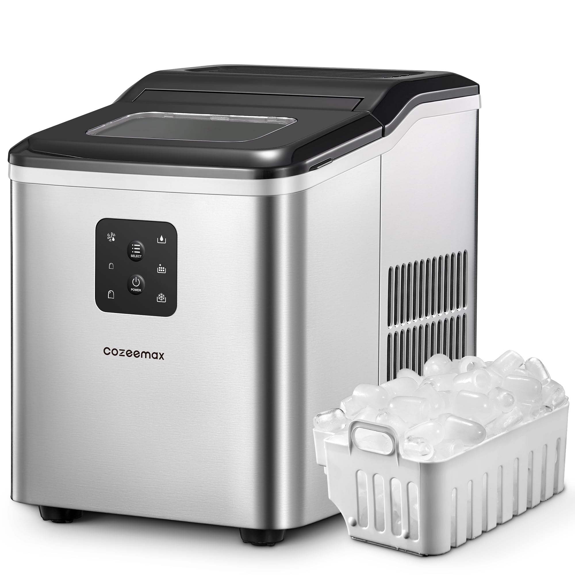 Mua Cozeemax Ice Maker Machine Countertop, Self-Cleaning, 26lb 2 Cube ...