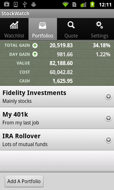 StockWatch:Amazon.ca:Appstore for Android