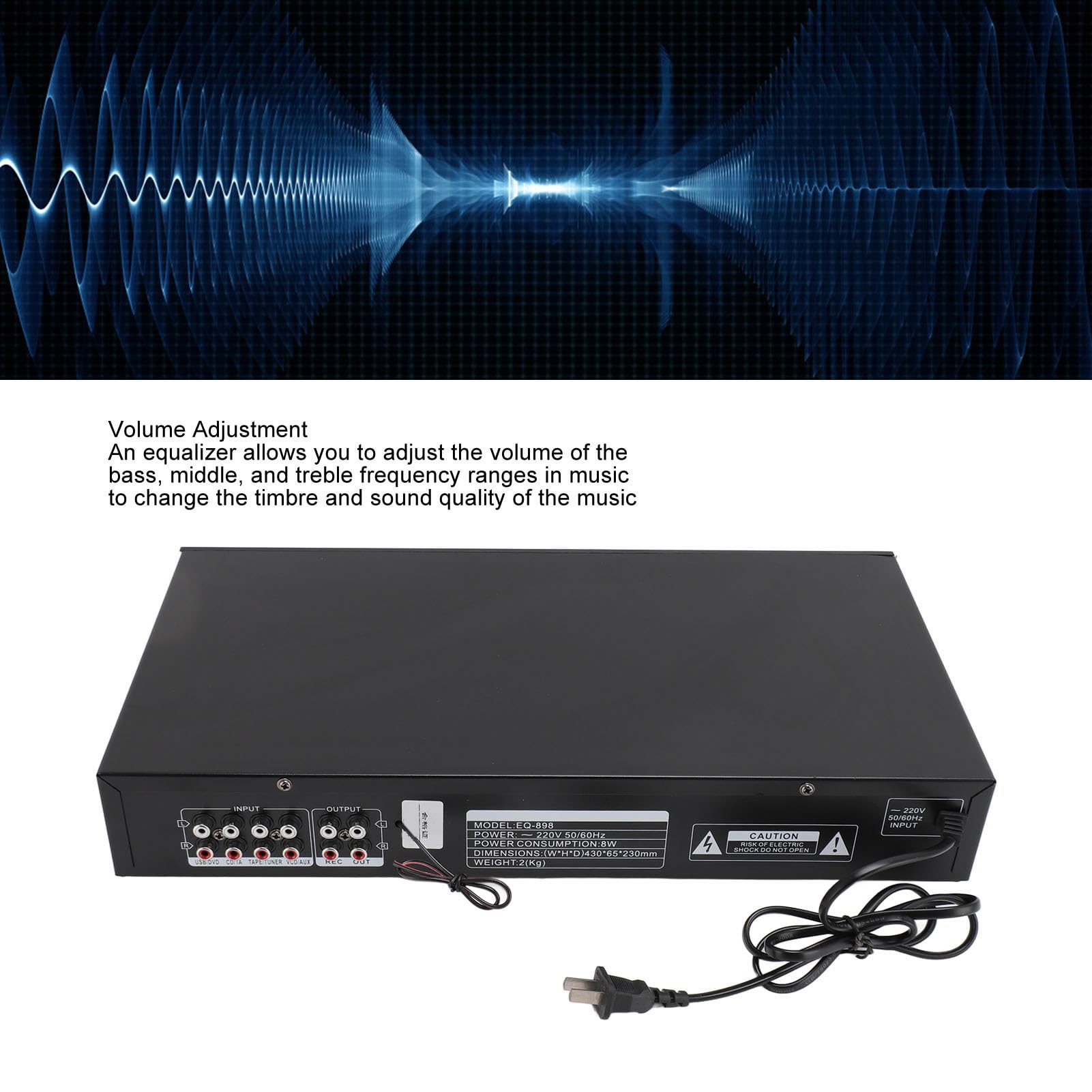 Mua 20-band equalizer, stereographic EQ with digital display, built-in ...