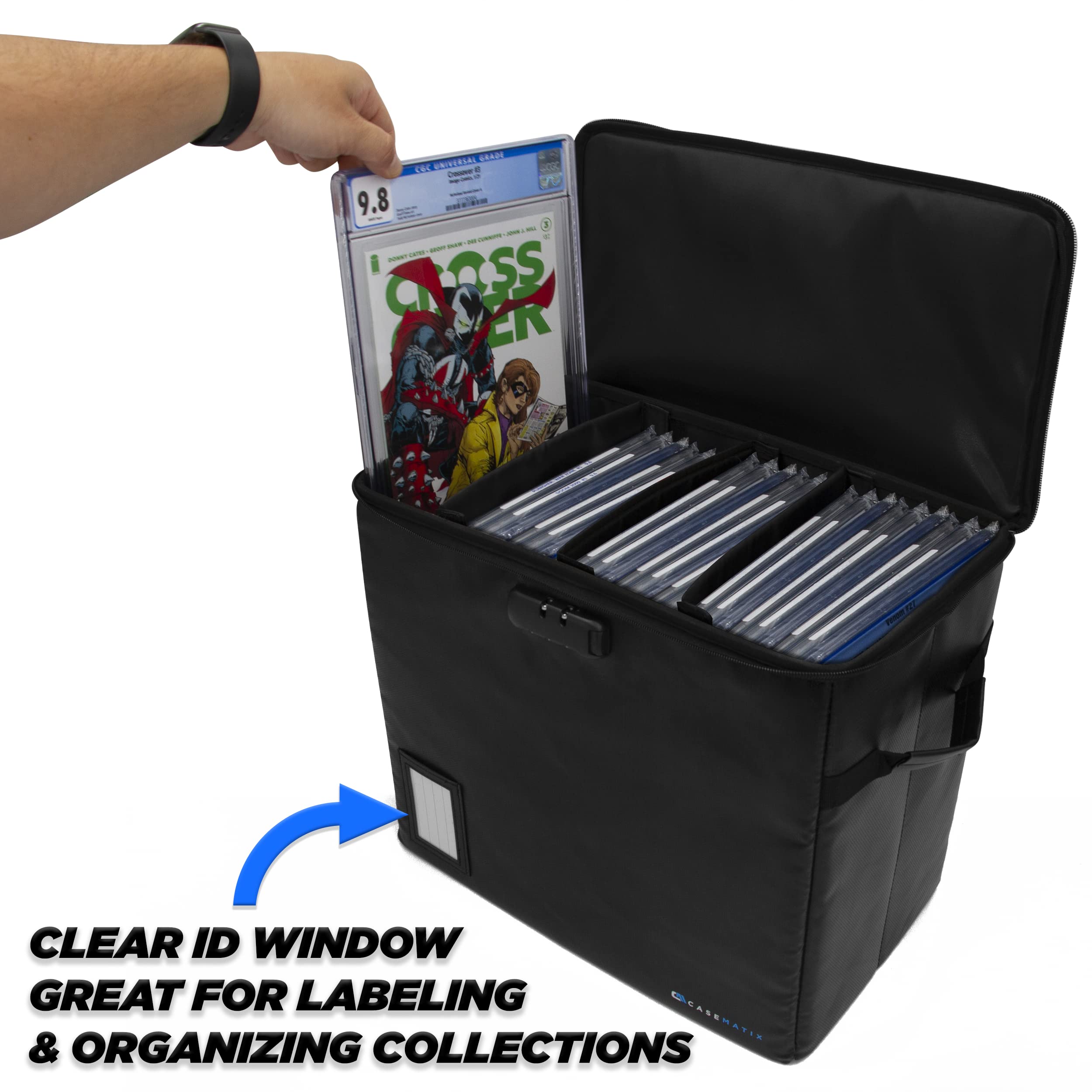 Mua CASEMATIX Graded Comic Book Storage Fits 30 CGC Graded Comics, Hard ...