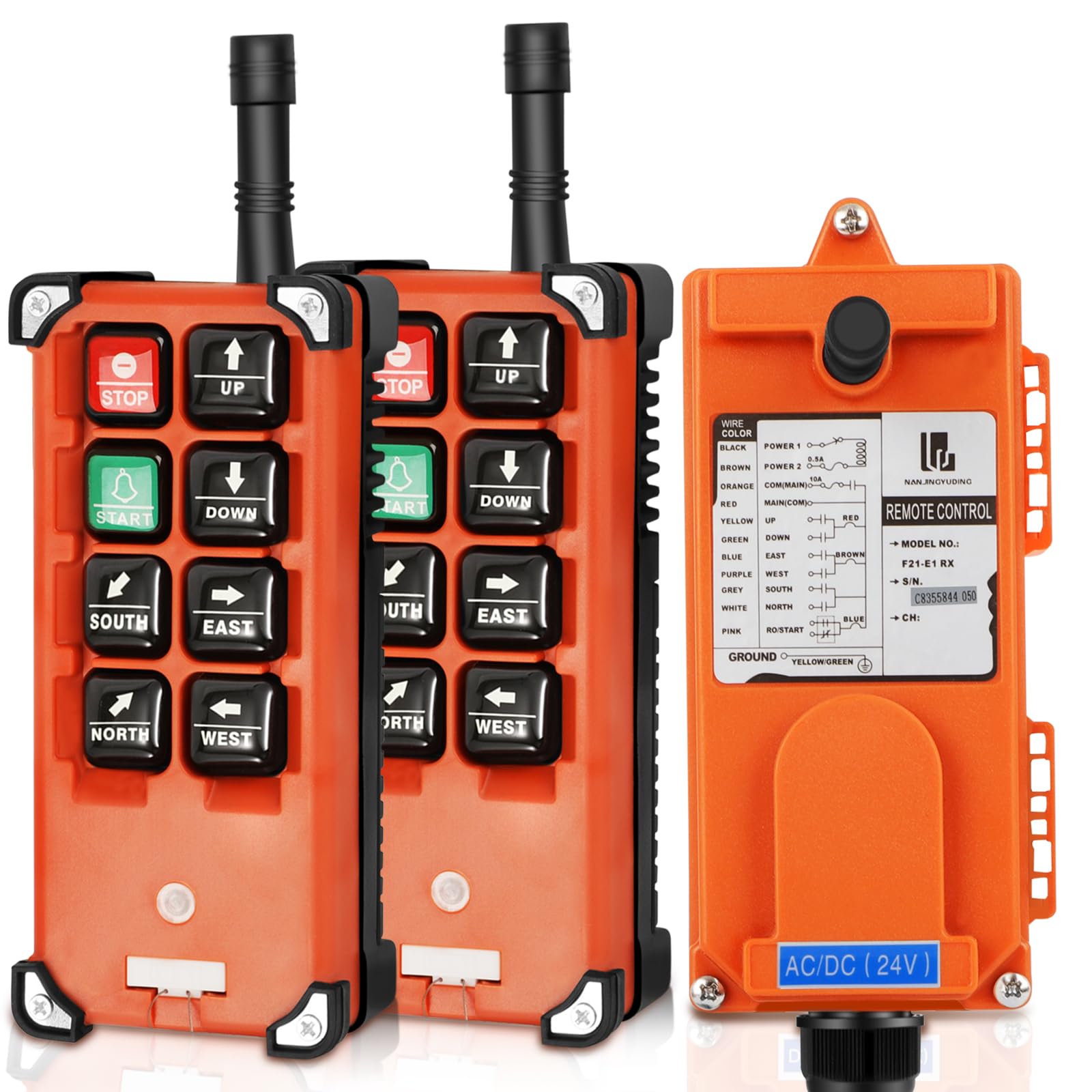 Mua FAHKNS Wireless Industrial Crane Remote Control 8 Button Switch DC ...