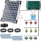Amazon.com : AnseTo Solar Irrigation System 10W for Automatic Plants ...