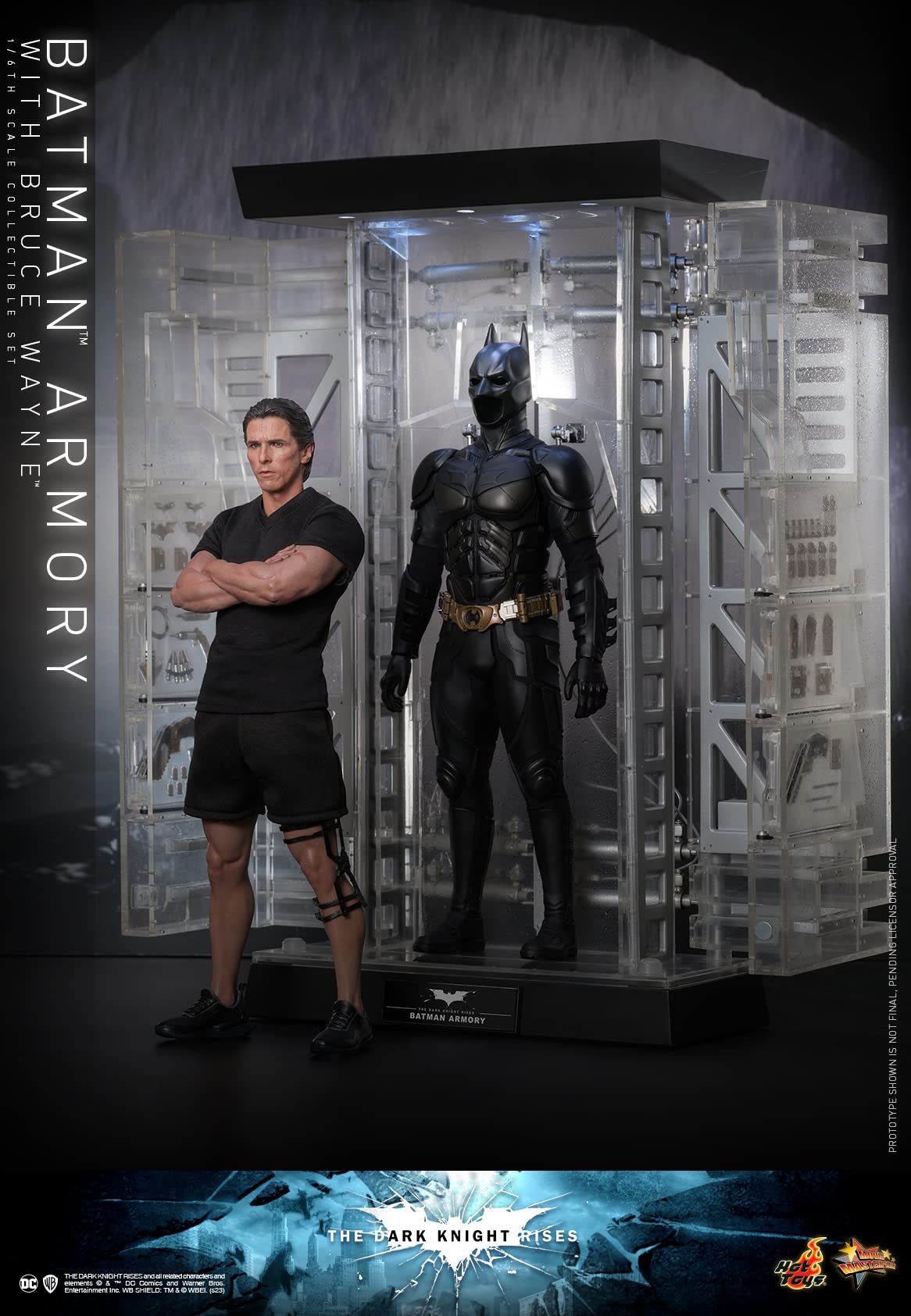 Mua Hot Toys Movie Masterpiece Dark Knight Rising Batsuit Hangar ...