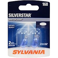Amazon.com: SYLVANIA - 168 SilverStar Mini Bulb - Brighter and Whiter ...