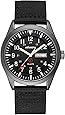 Limit Pilot Men's Quartz Watch with Black Dial Analogue Display and ...
