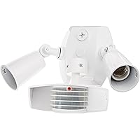RAB Lighting STL110RW Stealth 110 Sensor with Twin Die Cast R90 PAR-38 ...