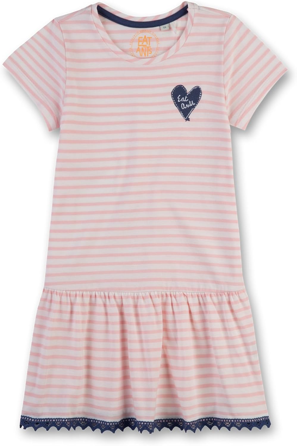 Sanetta Sanetta Mädchen 124414 Kleid, Rosa (Sweet Rose 3973), 98 ...