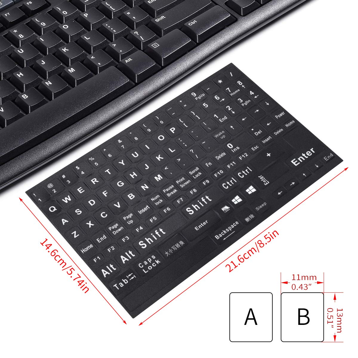 Mua Universal English Keyboard Stickers Computer Letter, Replacement ...