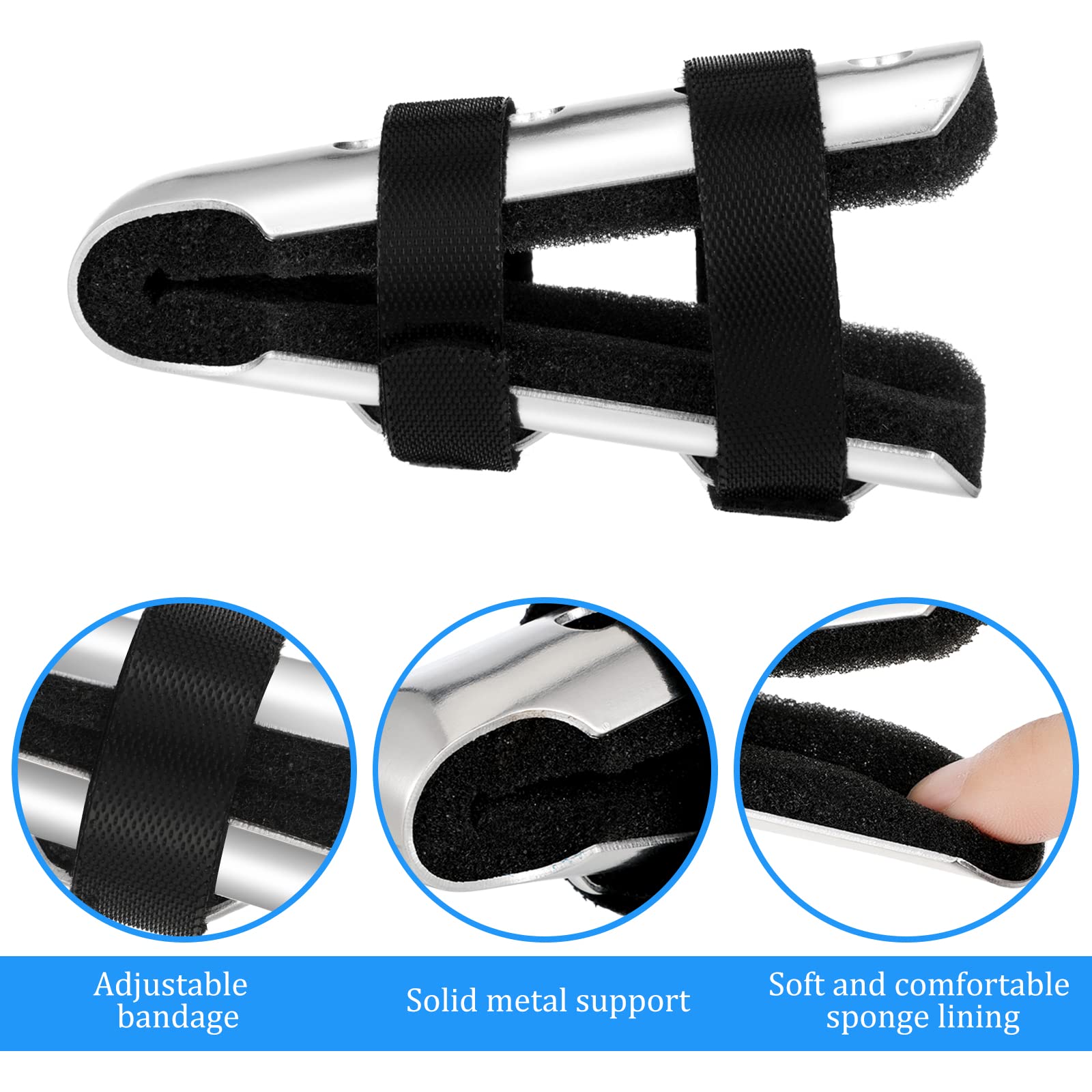 Mua 6 Pieces Finger Splint Metal Finger Support Finger Knuckle ...