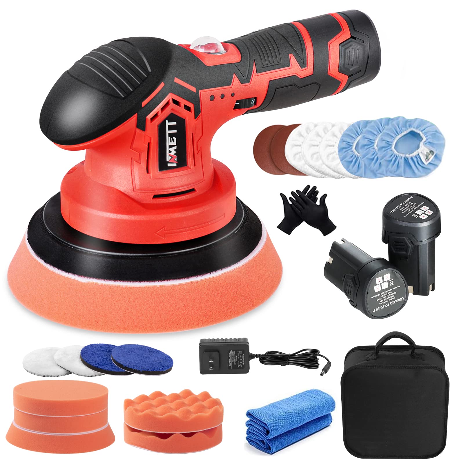 Mua Cordless Car Buffer Polisher for Car Detailing- with 2pcs 12V ...
