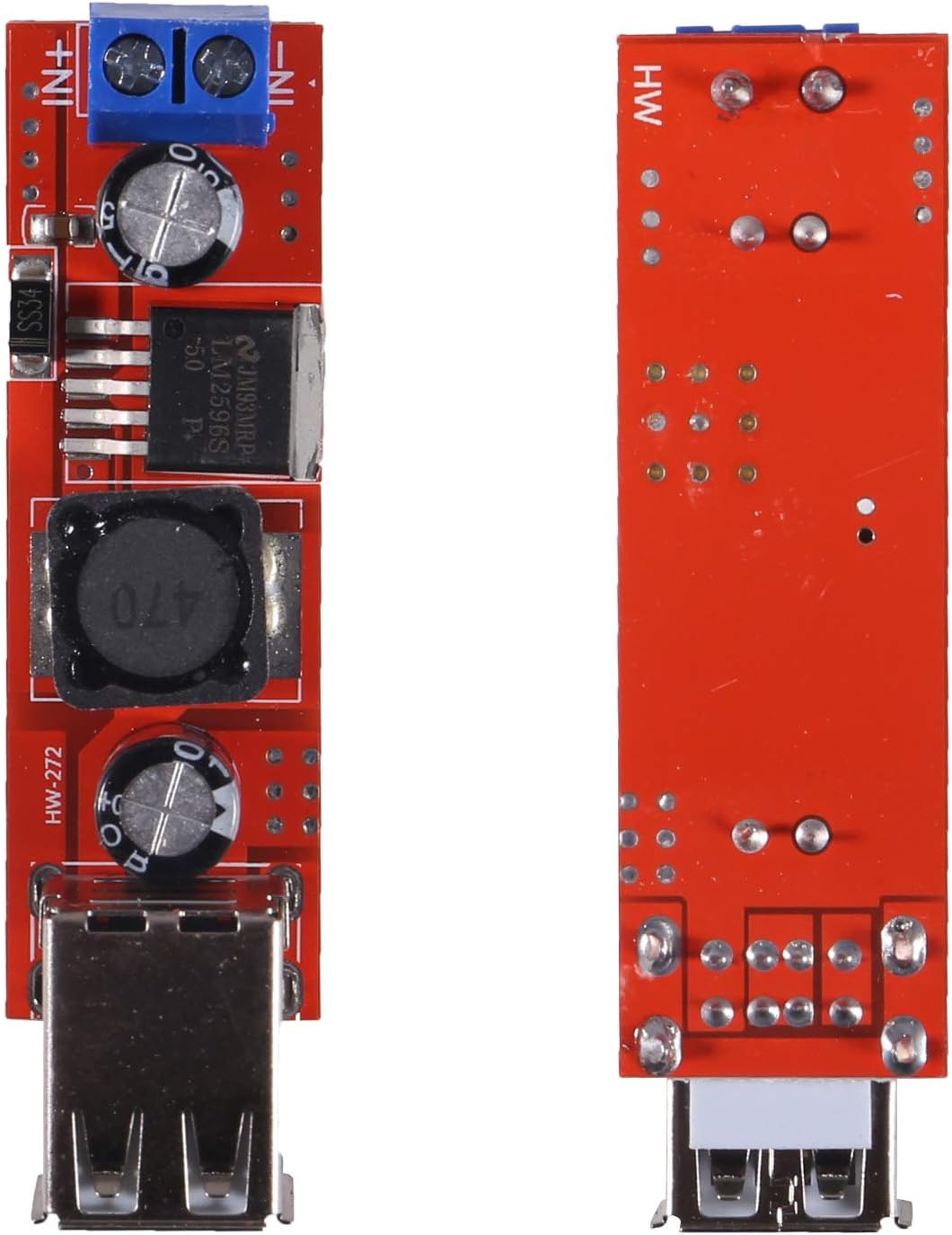 5Pcs Dual USB Step-Down Power Module, Double USB Buck Power Step Down ...