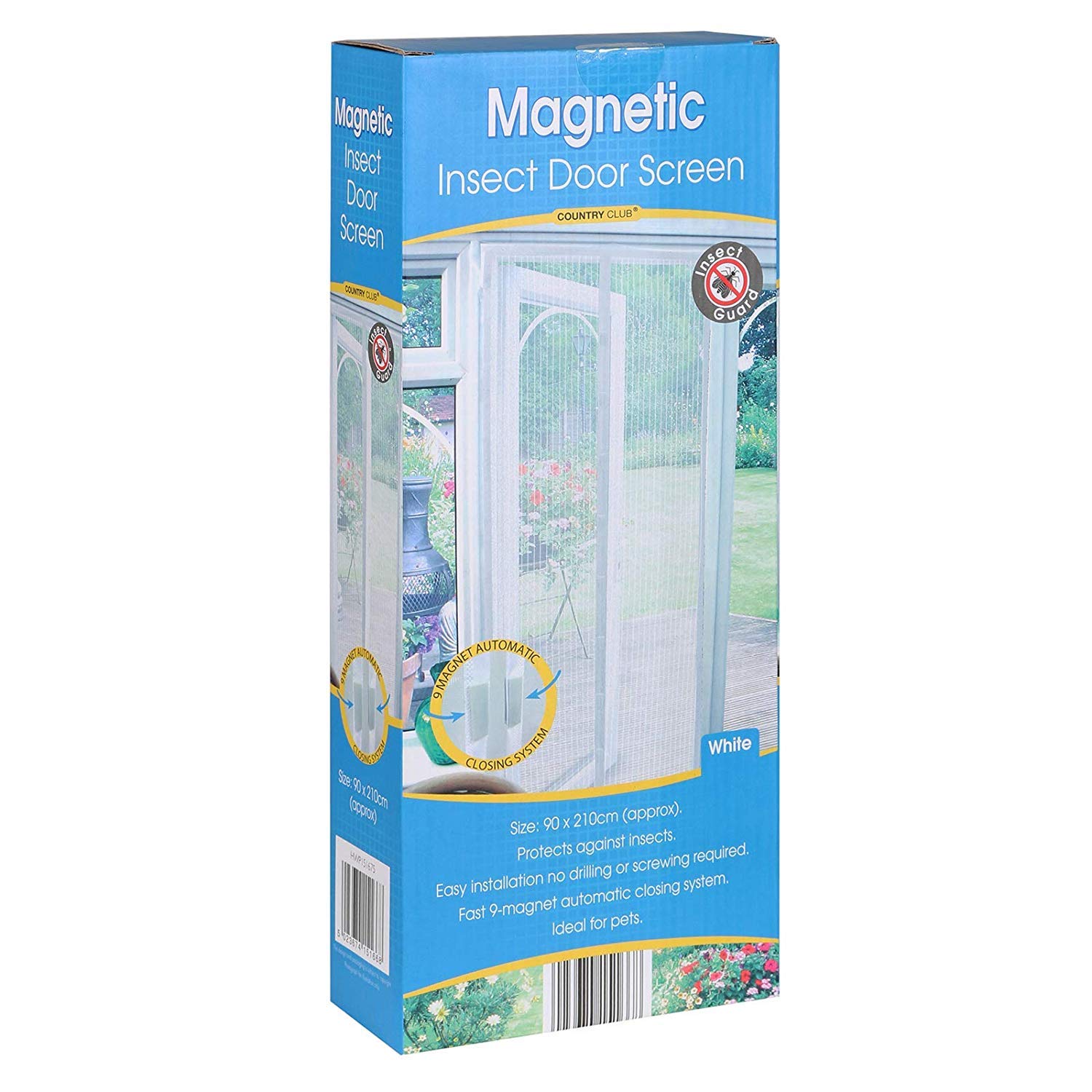 2X Magnetic Insect Door Screen - White: Amazon.co.uk: Kitchen & Home