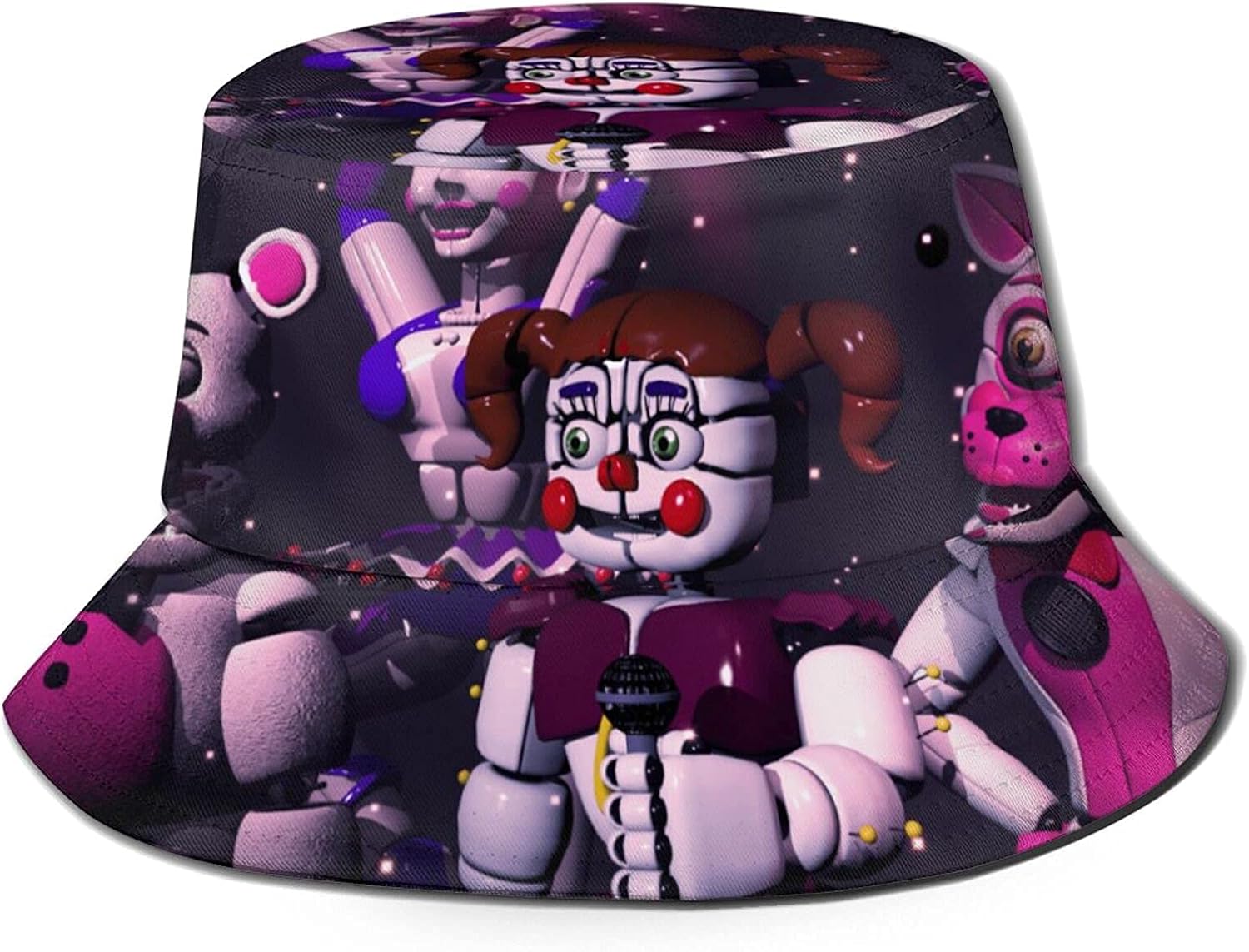 Cute Five Nights at Freddy's Hat Fisherman mer UV Protection Travel ...