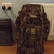 Andes Black Ramada 120L Extra Large Hiking Camping Backpack/Rucksack ...