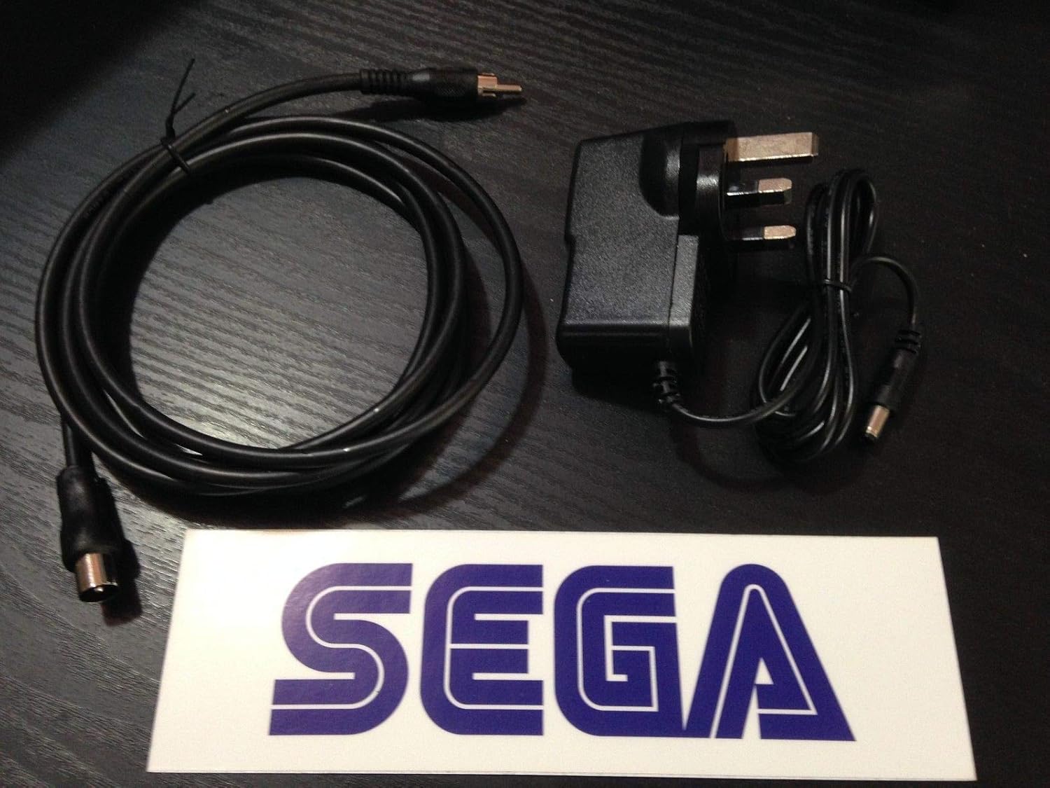Sega Master System Console Replacement Power Supply And RF Ariel Lead ...
