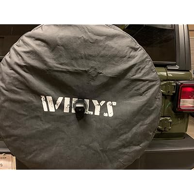Buy Mopar Genuine OEM Willys Spare Tire Cover 2007-2015 Jeep Wrangler ...