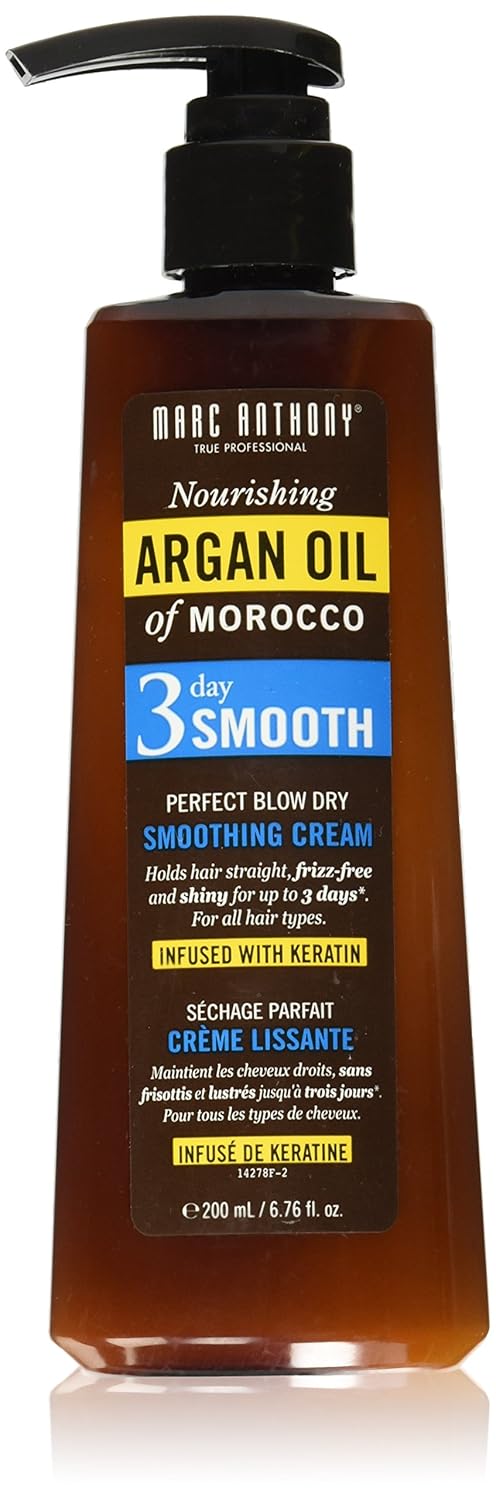 Marc Anthony Argan Oil 3 Day Smooth Perfect Blow Dry Cream (200 Ml ...