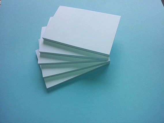 5 X A5 Paper Plain White Mini Jotter/NOTEPADS/Pads: Amazon.co.uk ...