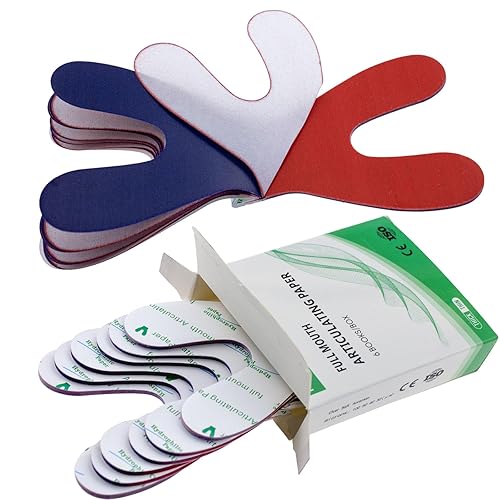 72 Sheets Dental Grade Articulating Papers Horseshoe Type by Omnia ONE ...