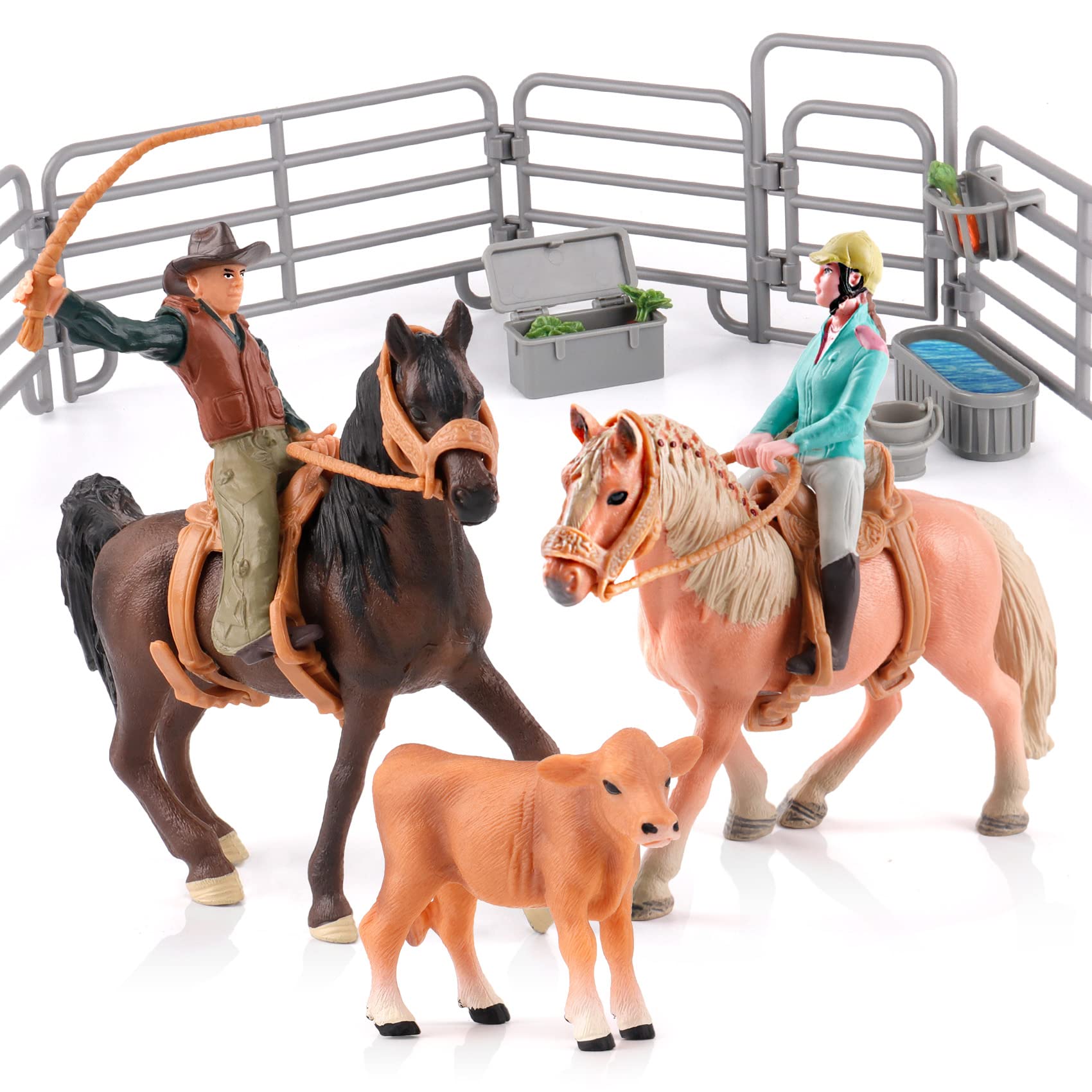Mua NEXBOX Horse Stable Toys for Girls and Boys - Cowboy Toy Set and ...