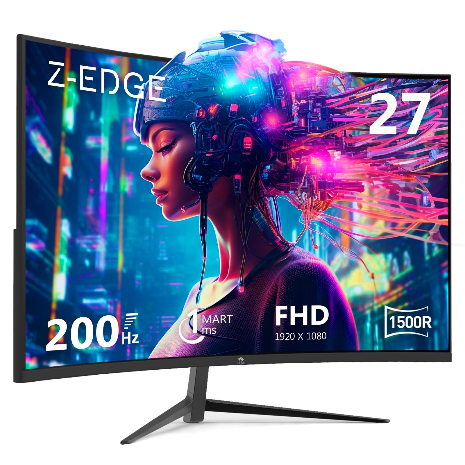 Mua Z-Edge UG27 27-inch Curved Gaming Monitor 16:9 1920x1080 200Hz 1ms ...