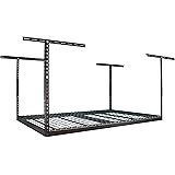 Amazon.com: MonsterRax Overhead Garage Storage Rack - Heavy Duty Racks ...