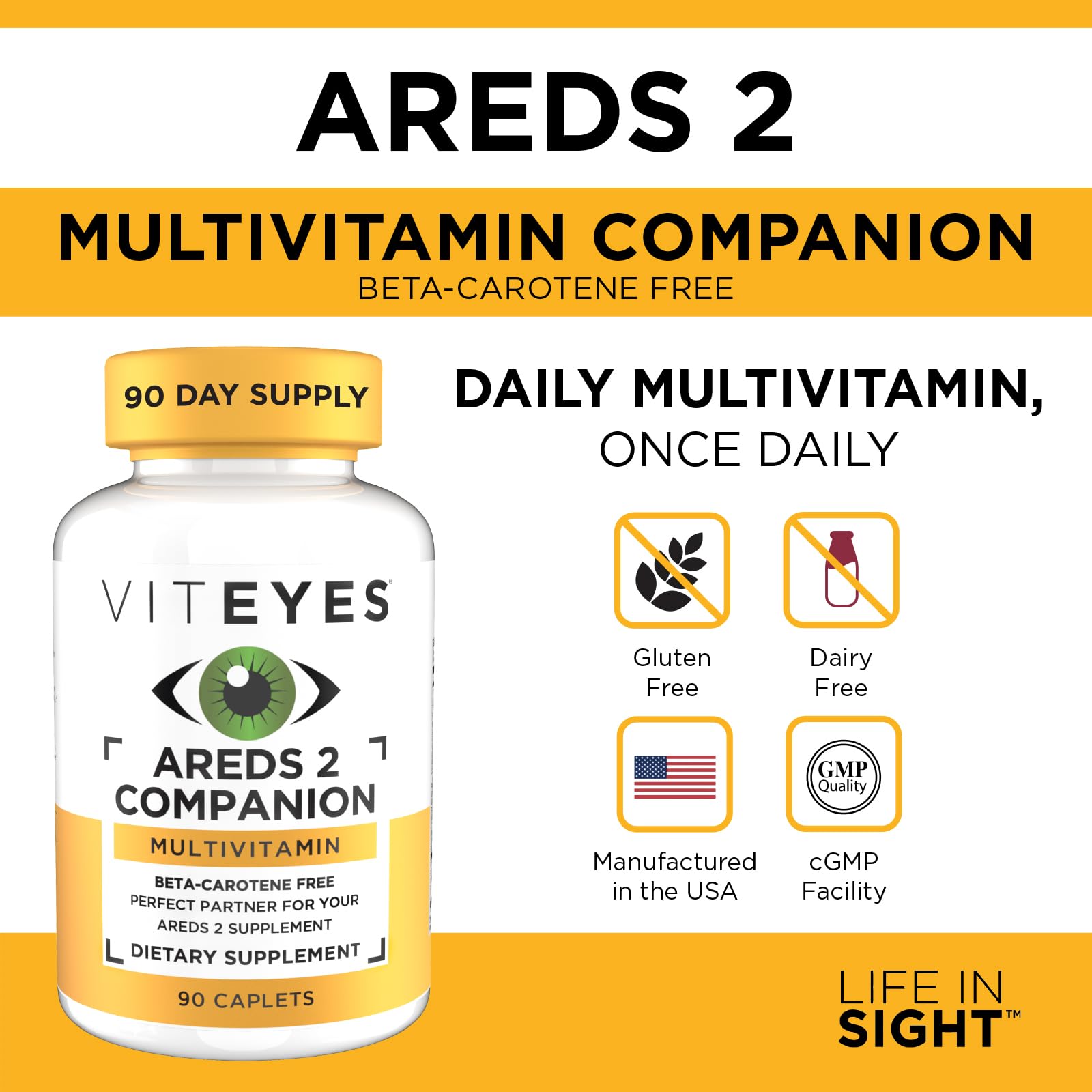 Mua Viteyes Classic AREDS 2 Companion Beta-Carotene Free Multivitamin ...