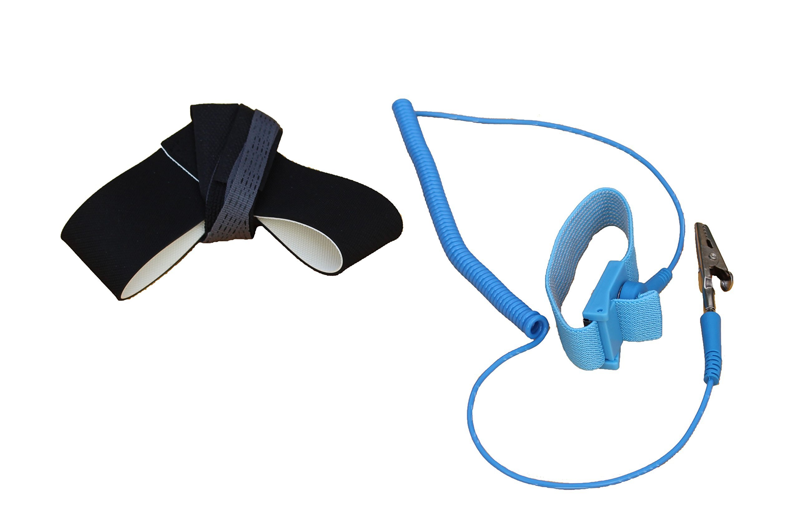 ESD Anti Static Foot Heel Strap And Wrist Bracelet Strap Combo, 1M Ohm ...