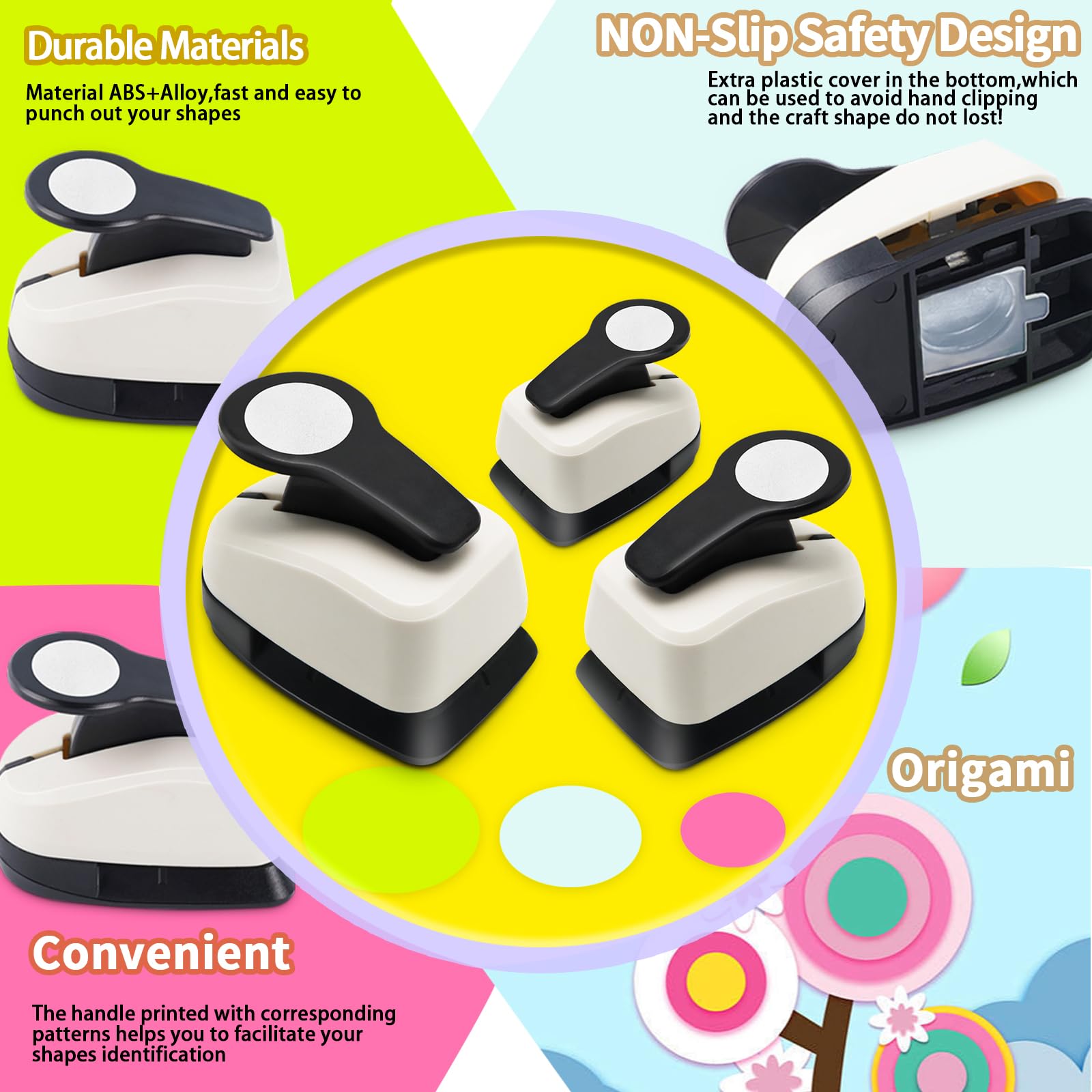 Mua Circle Hole Punch, Circle Punches for Paper Crafts, Circles Puncher ...
