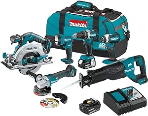 Makita XT612M 18V LXT® Lithium-Ion Brushless Cordless 6-Pc. Combo Kit (4.0Ah) - - Amazon.com