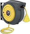 Amazon.com: REELWORKS Extension Cord Reel Retractable Newest Tech 14AWG ...