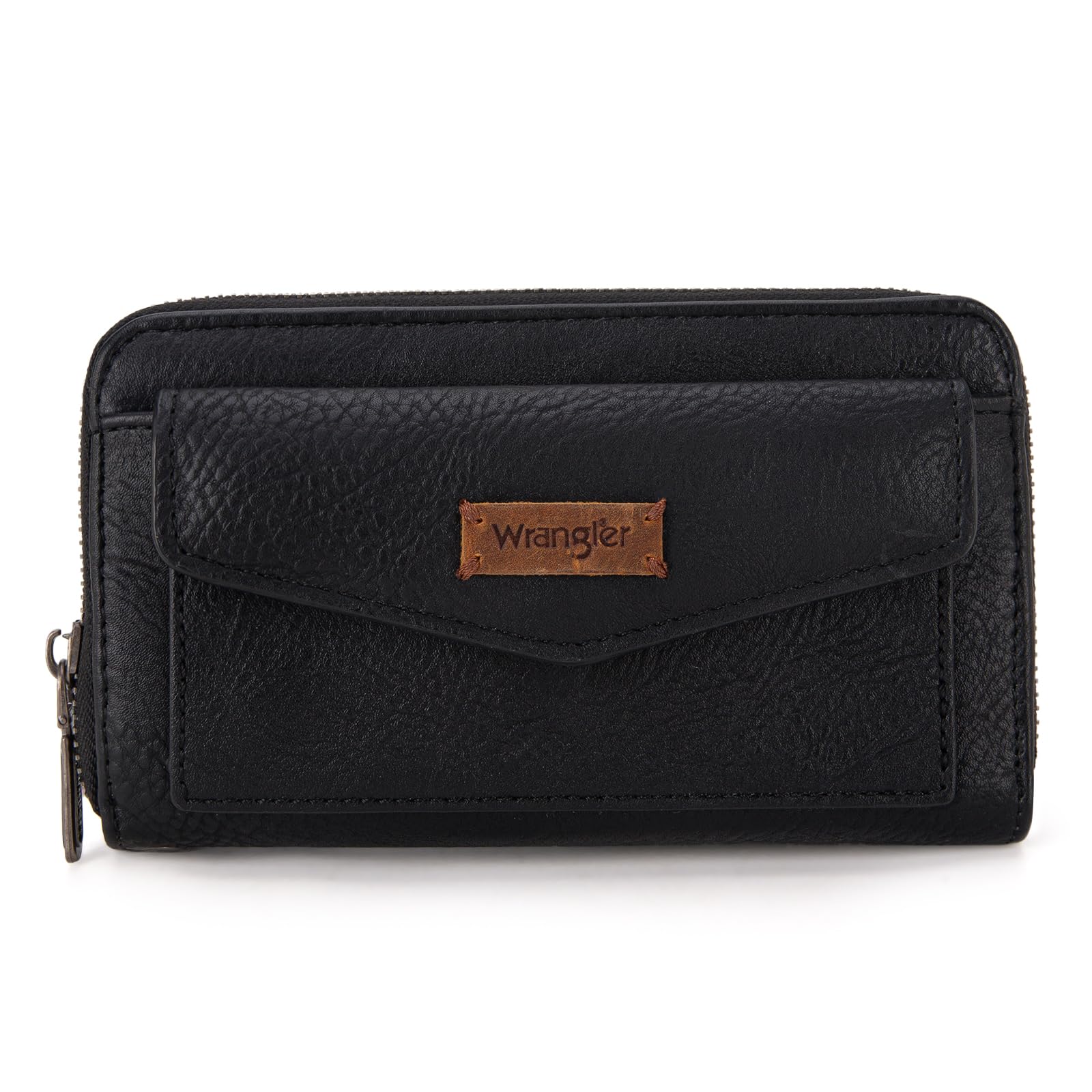 Montana West Wrangler Women's Wallets Bifold Wristlet Black Wallet ...