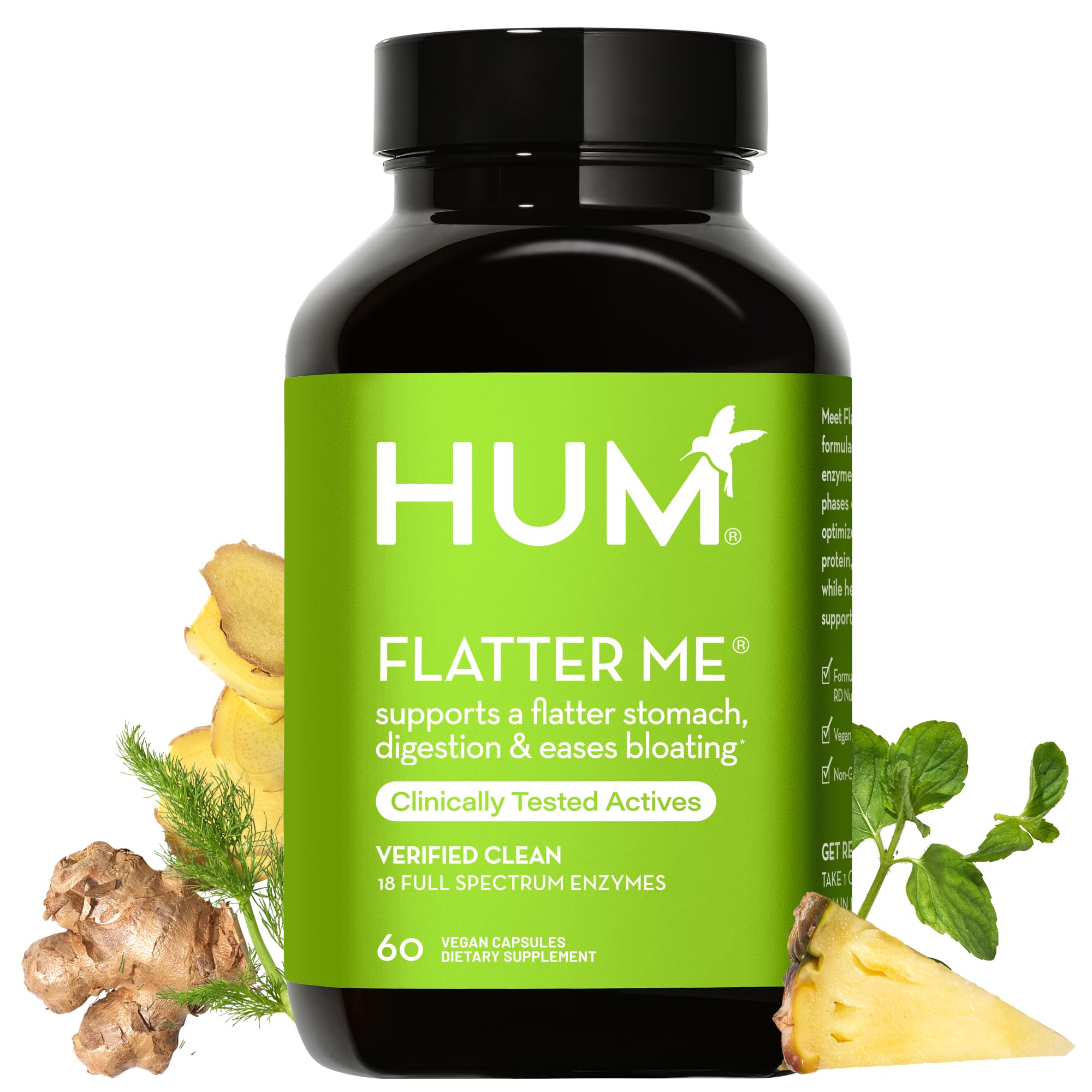 Mua HUM Flatter Me Supplement for Daily Bloating - 18 Full Spectrum ...